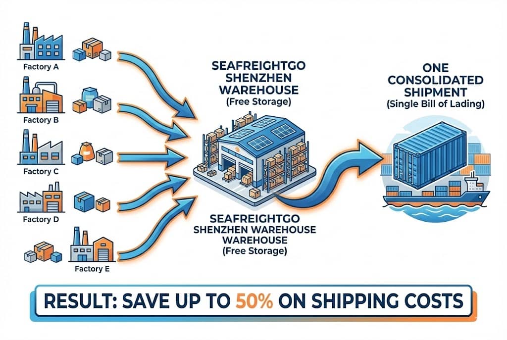 Freight Consolidation Service China: Combine Shipments & Save 50% (2026 ...