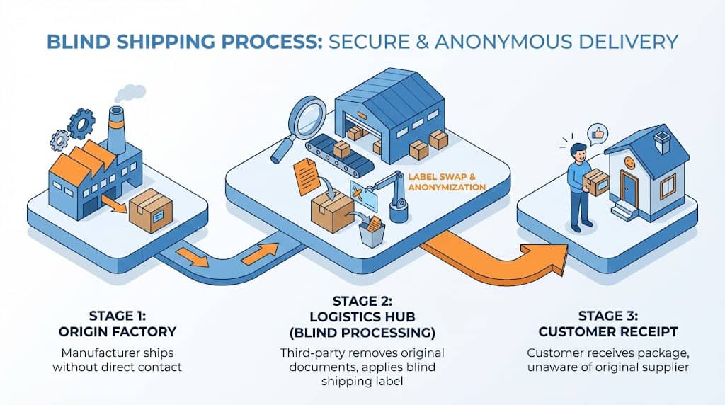 Blind Shipping from China: How to Hide Your Supplier (2026 Guide)