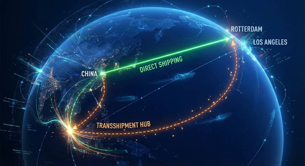 Direct vs Transshipment Shipping: How to Balance Cost and Speed (2026)
