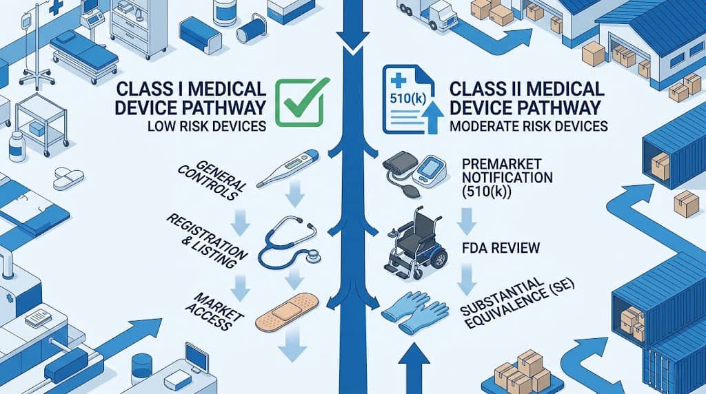 Importing Medical Devices to USA: FDA Class I vs II [2026 Guide]