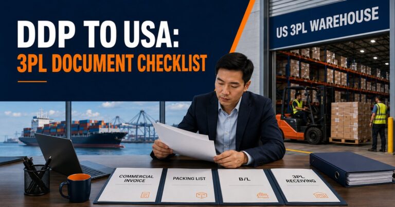 DDP Shipping from China to USA: 3PL Document Checklist