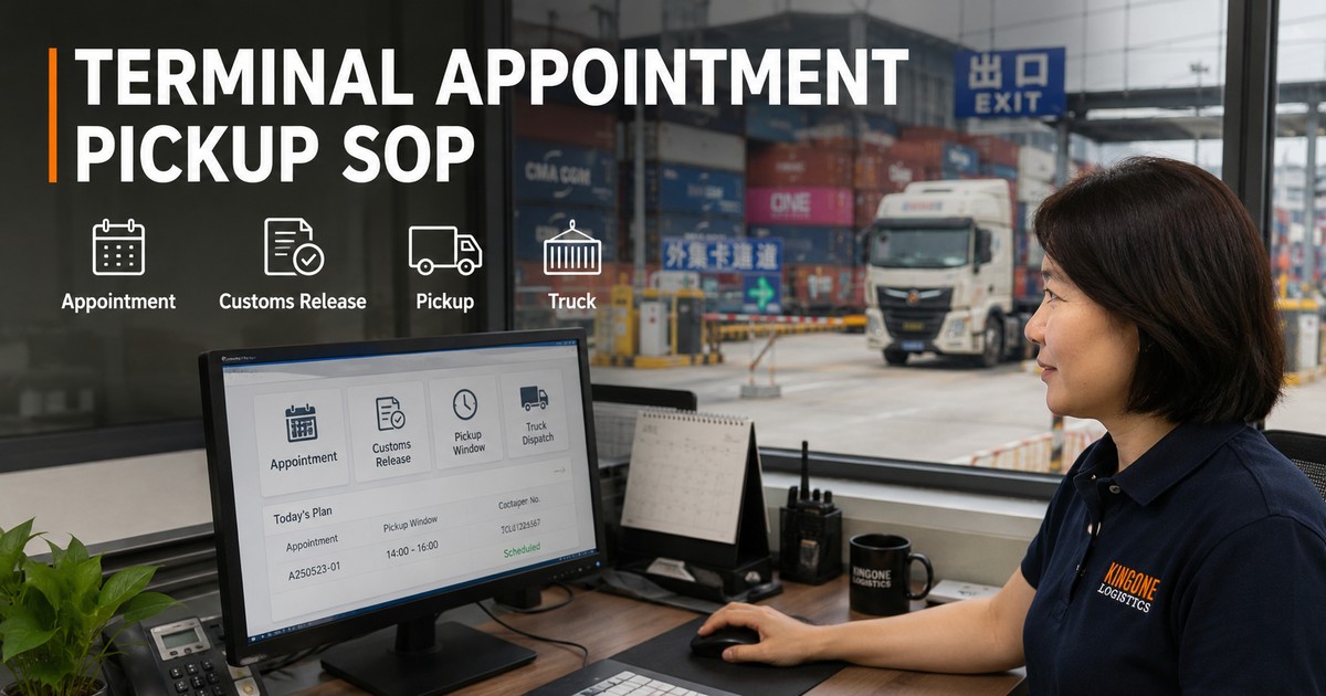 Terminal Appointment Pickup SOP: Avoid Port Delays